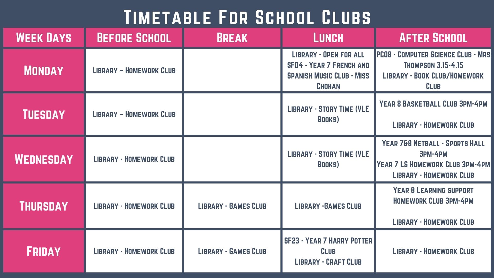 Enrichment - Bluecoat Trent Academy